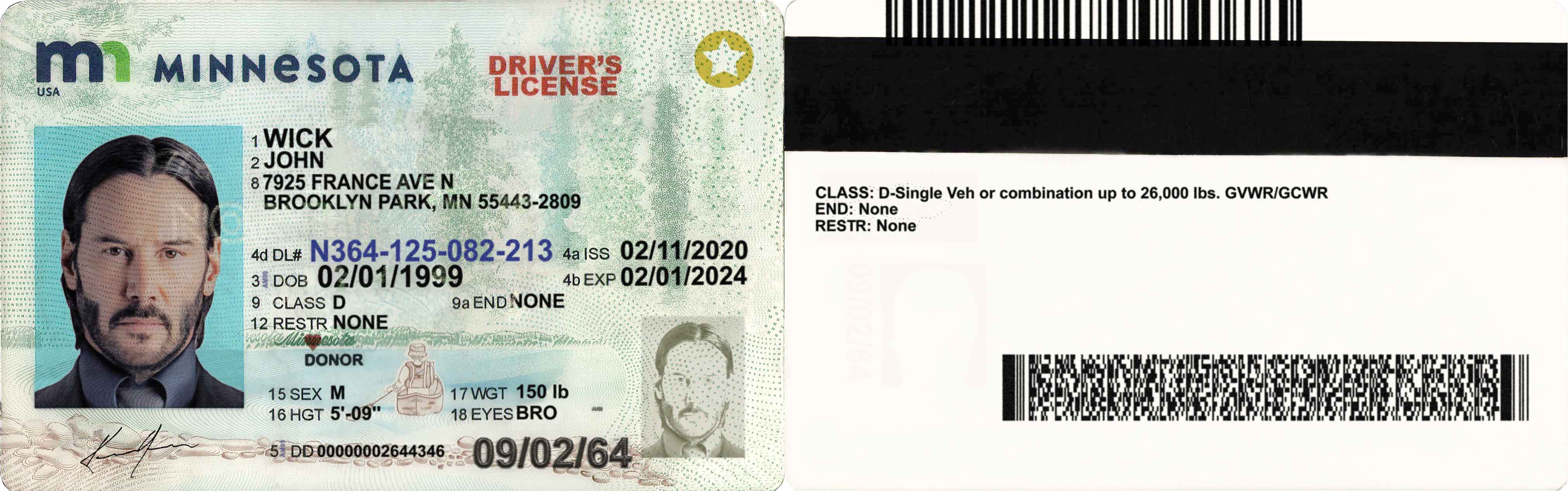 Minnesota Driver License in PSD Format - Professional US Driver's ...